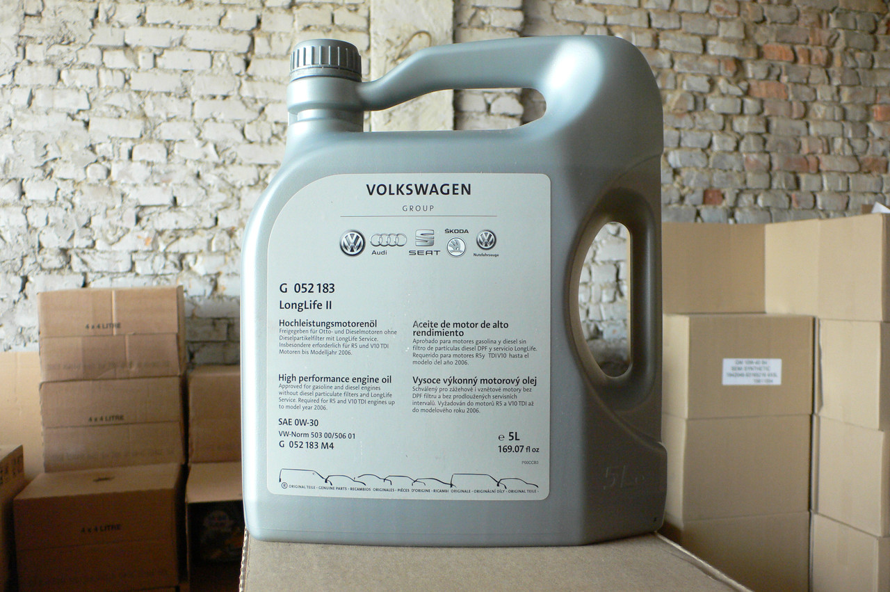 Масло моторне оригінальне VAG Audi Seat Skoda Фольксваген Longlife II ...