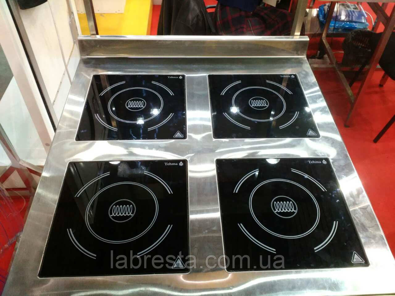Плита индукционная Tehma 4 х 2,8 кВт на 4 конфорки напольная (800х800 ...