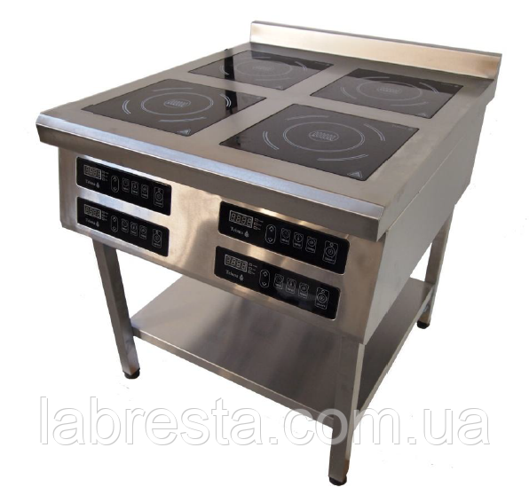 Плита индукционная Tehma 4 х 2,8 кВт на 4 конфорки напольная (800х800 ...