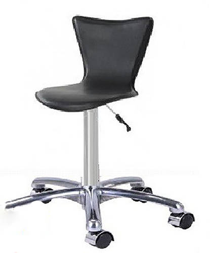 Купить Стул для мастера без подлокотников на колесах Сара, черный ...