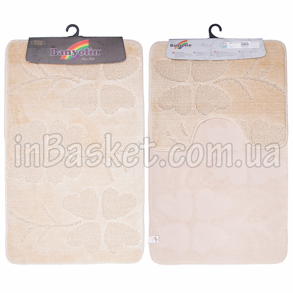 Комплект ковриков для ванной "Creamy clover" купить: цена в Одессе (7 ...