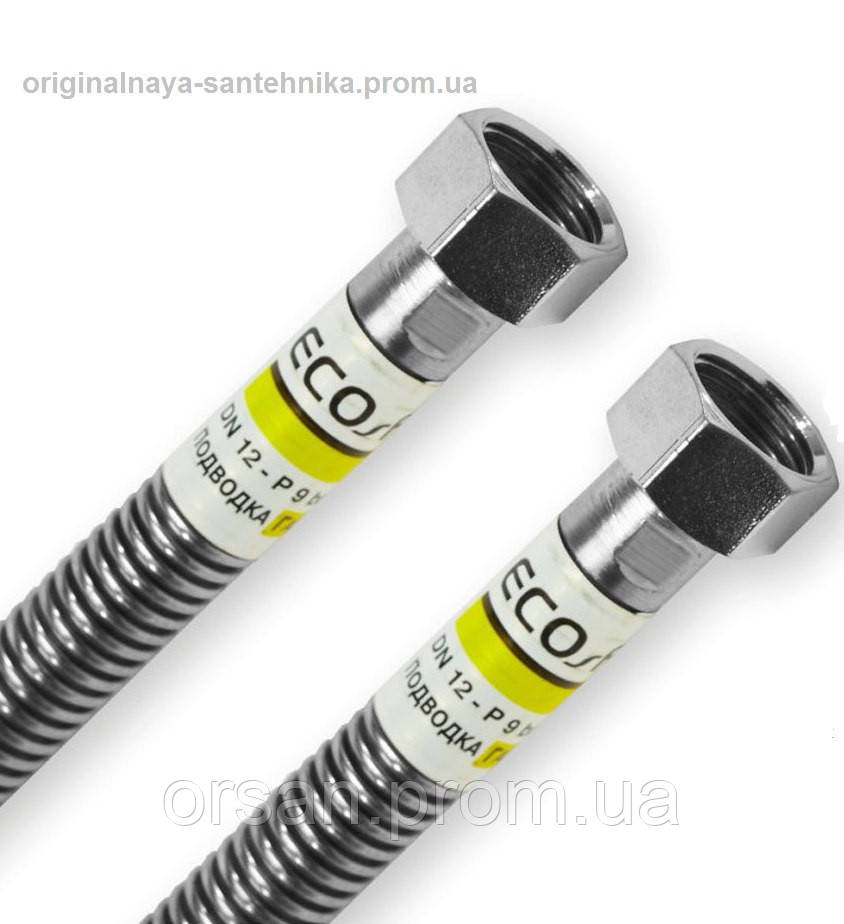 Шланг Из Нержавеющей Стали Газ Стандарт 1/2" ВВ 30 См Eco-flex — в ...