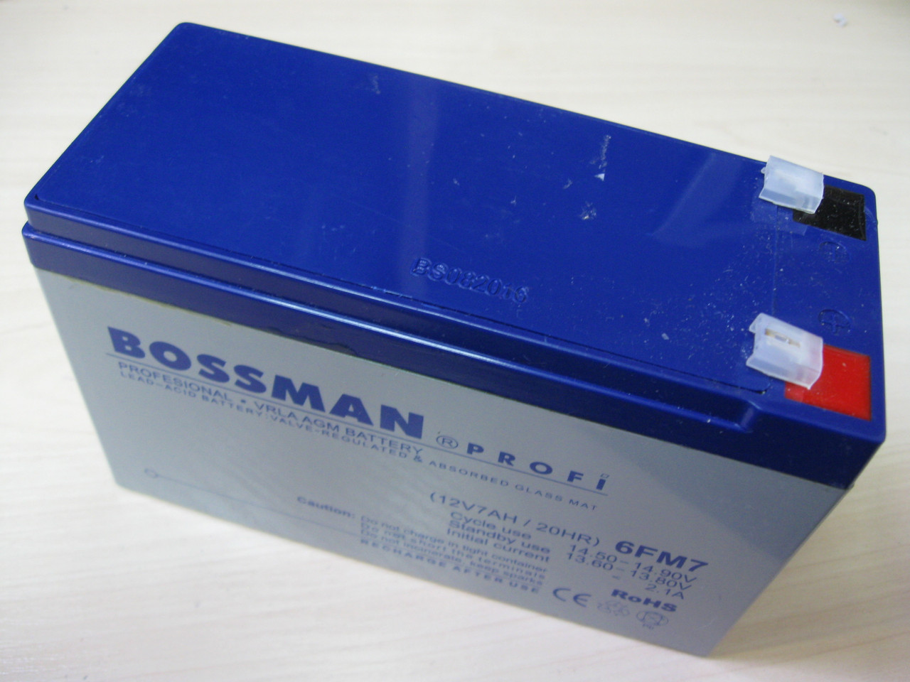 Заказать Свинцовый аккумулятор Bossman profi 12V 7Ah с доставкой по ...