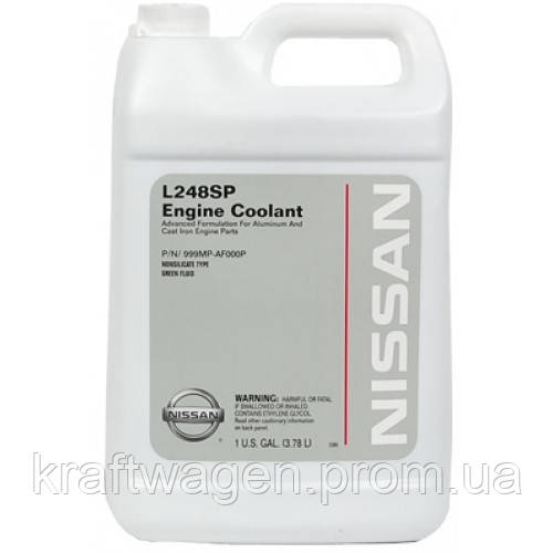 Охлаждающая жидкость NISSAN L248SP Engine Coolant 3,78л, цена 1134 грн ...