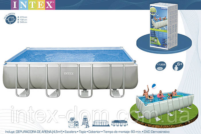 Каркасный Бассейн Intex 54982/28352 (549x274x132cм) + Песочный Насос ...