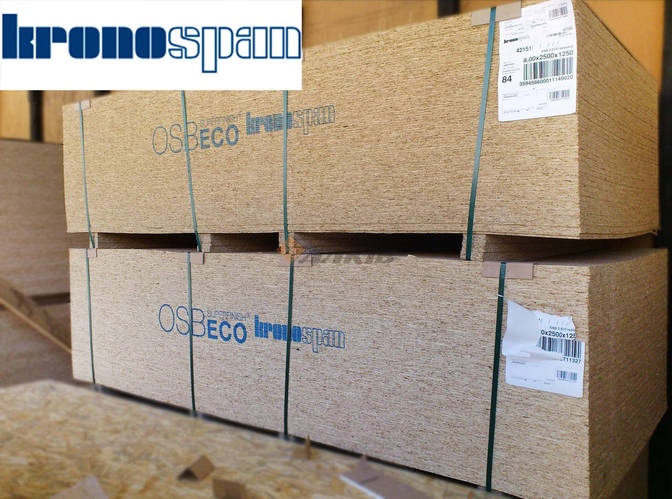 Купити ОСБ-3 15мм Kronospan, ціна 880 ₴ - Prom.ua (ID# 516377334)