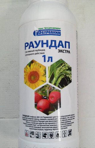 Купить Раундап Екстра 1 л, цена 394.80 ₴ — Prom.ua (ID#519566250)