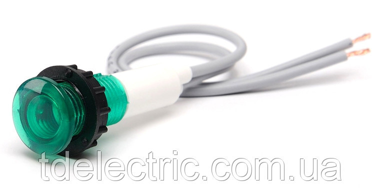 Арматура сигнальная 10мм неоновая лампа 220В S100Y зелёная: продажа ...