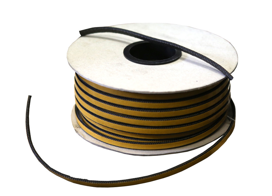 Шнур огнеупорный плоский самоклейка 10х2 мм: продажа, цена в Львовской ...