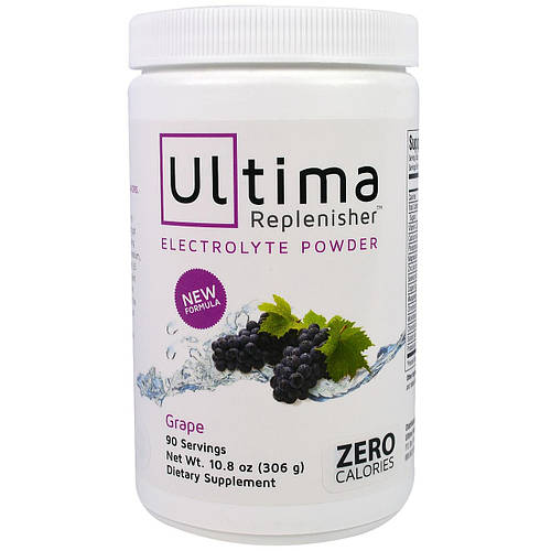 Ultima Health Products, Ultima Replenisher Electrolyte Powder, Grape ...