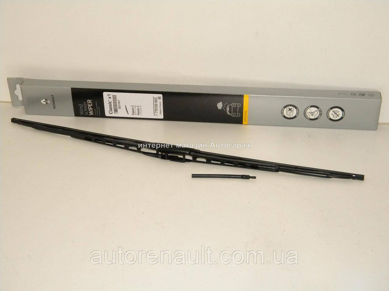 Купить Щетка стеклоочистителя (600) на Рено Мастер II RENAULT (Оригинал ...