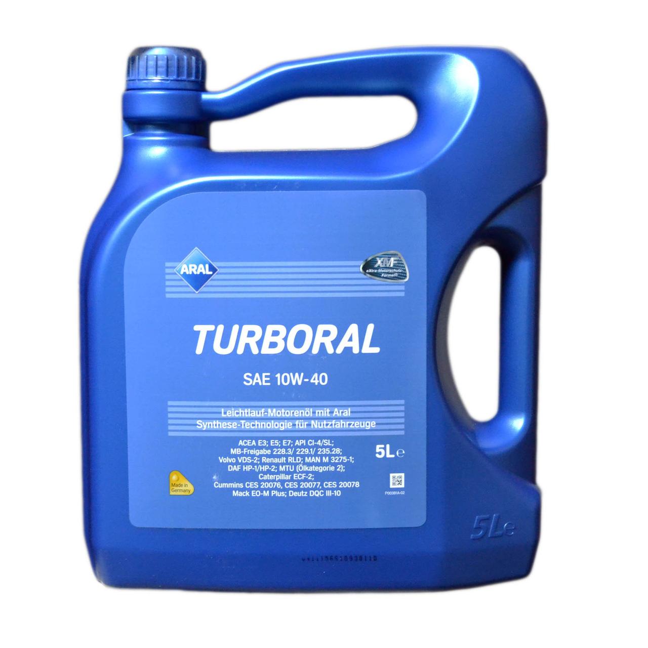 Купити Моторне масло ARAL Turboral 10w40 5л у Дніпрі, Одесі, Києві ...