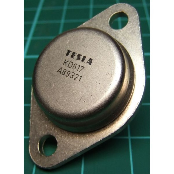 KD617 (TESLA) транзистор PNP (10А 80В) 70W (ТО3) (ID#528959684), ціна ...