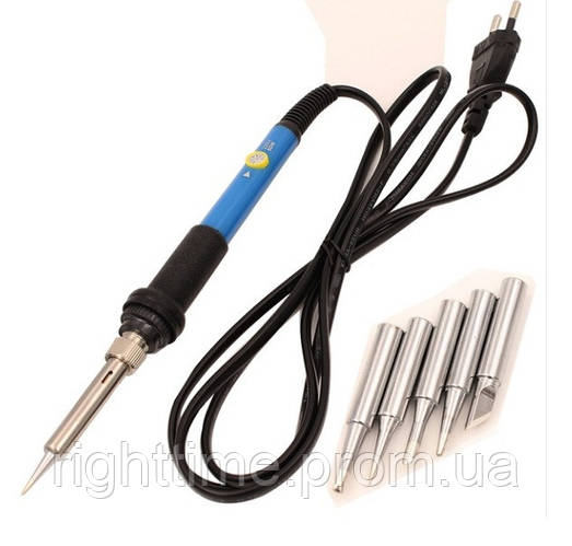 Паяльник 60 Вт 220В с регулировкой температуры + 5 наконечников, цена ...