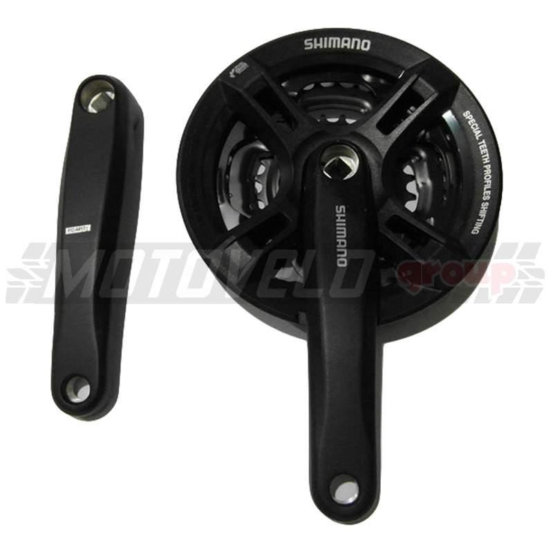 Шатун Система SHIMANO 3 Зв. 24-34-42T, Цвет: Черный — Купить Недорого ...
