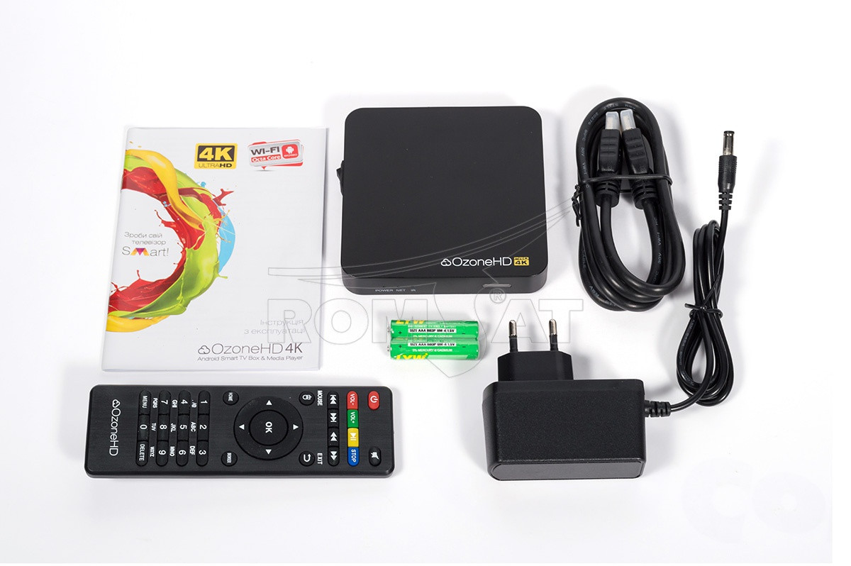 Приставка ТВ на Android - SMART TV OzoneHD 4K: продажа, цена в Киеве. Медиаплееры от "ТОВ "220ЮА ...