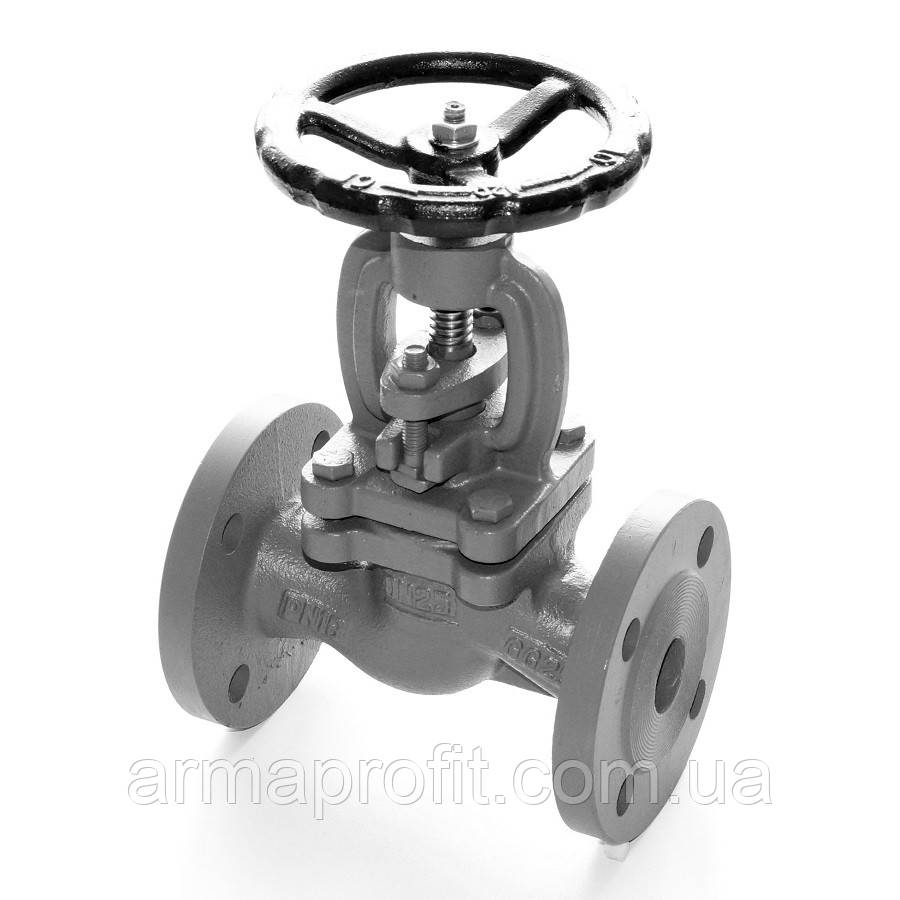 Вентиль запорный чугунный фланцевый GV-16 AYVAZ Ду65 Ру16 от "ООО ...