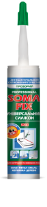 Силикон SOMA FIX универсальный (прозрачный), 280 мл: продажа, цена в ...