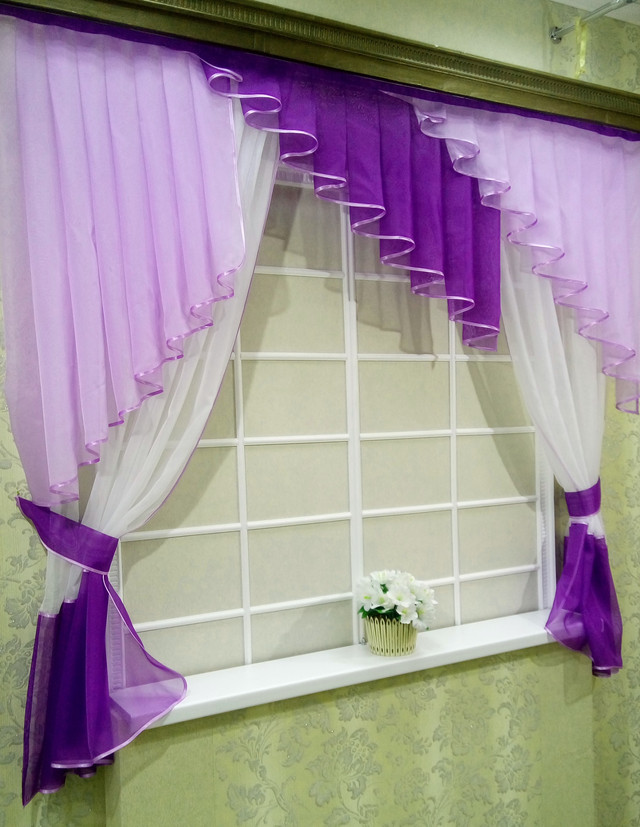 готова тюль тюль для кухні готові штори штори комплект штор Кухонкухонні штори шторки на