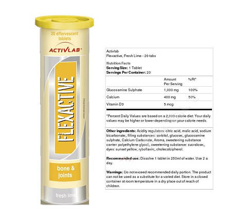 Для связок и суставов ActivLab Flexactive 20 таб.: продажа, цена в ...