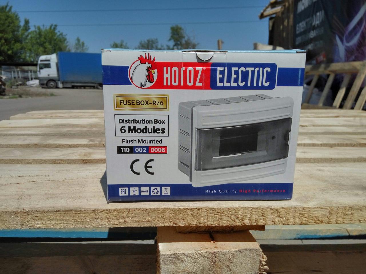 Купить Щиток Horoz Electric на 6 модулей врезной Fuse Box-R/6, цена 87 ...