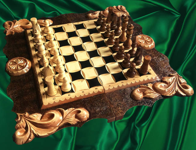 Купити Шахи, шашки , нарди , різьблені, ціна 3499 ₴ - Prom.ua (ID# 5050108)