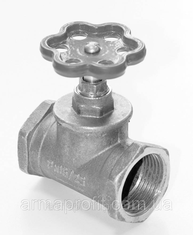 Вентиль запорный латунный 15б1п муфтовый для пара tmax 225°C Ду15 Ру16 ...