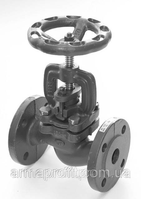 Вентиль запорный чугунный фланцевый арт. 215 A ZETKAMA Ду50 Ру16 от ...