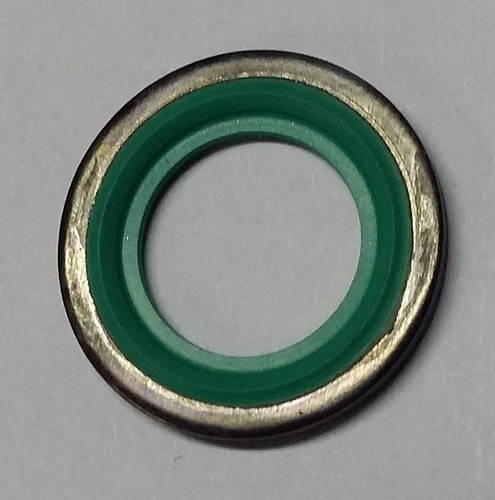 Кольцо уплотнительное 12.7 x 18 mm (прокладка резино-металлическая ...