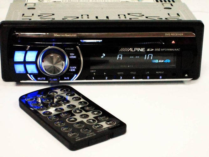 Alpine D831 DVD магнітола + USB+SD+AUX+FM (4x50W), ціна 1134 грн - Prom ...