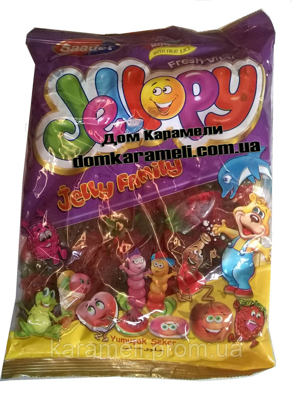 Желейний мармелад Jellopy Полуничка 1 кг (Saadet), ціна 105.75 грн ...