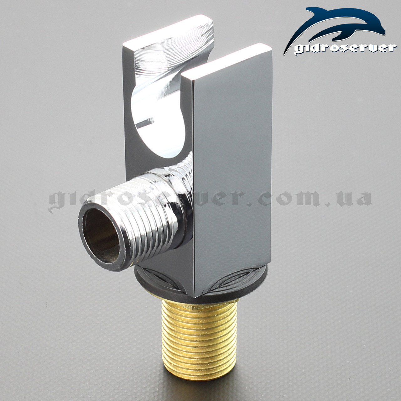 Хромированный уголок с лейкодержателем для душевой кабины, гидробокса ...