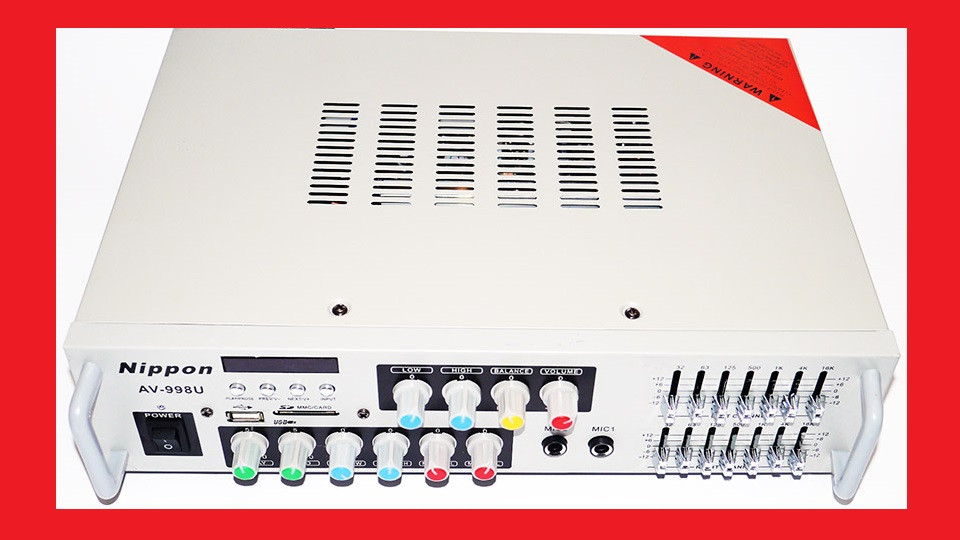 Усилитель Nippon AV-998U + КАРАОКЕ 2микрофона: продажа, цена в Одесской ...