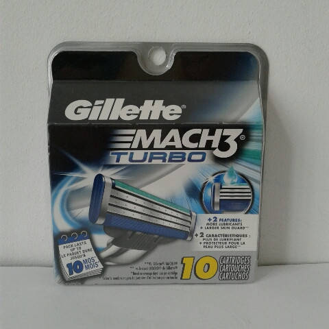 Купить Кассеты мужские для бритья Gillette Mach3 Turbo 10 шт. ( Жиллет ...