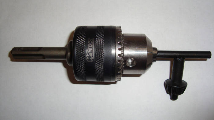 Патрон сверлильный с ключом и переходником для перфоратора SDS Plus (ID ...