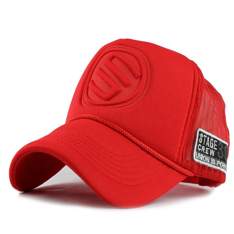 Кепка Тракер логотип UN із сіточкою Червоний, Унісекс WUKE One size ...