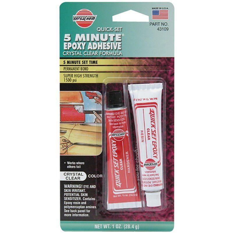 Клей епоксидний Versachem 43109 5 MINUTE CLEAR EPOXY, 28.4g (ID ...