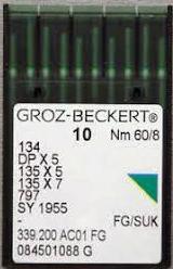 Голка Groz-Beckert 134, DPx5, 135x5 FG з товстої колбою для трикотажу 10 шт/уп, ціна 56 грн ...