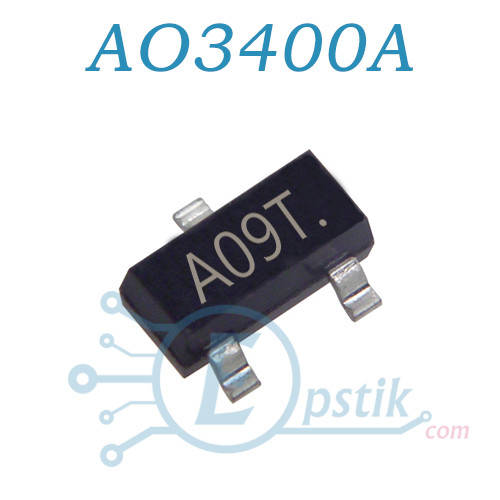 AO3400 (A09T) MOSFET транзистор N канал 30V 5.7A SOT23 (ID#562005580), цена: 6 ₴, купить на Prom.ua