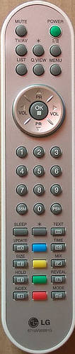 Пульт с телевизора LG 6710V00091G ОРИГИНАЛ! (ID#562005539), цена: 150 ...