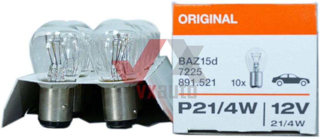 Купити Лампа P21/4W 12V 4W BAZ15D Osram(2-конт.), ціна 44 ₴ - Prom.ua ...