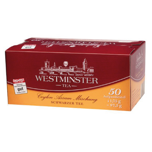Купить Westminster Tea пакетированный черный чай, 50 шт., цена 75 ...