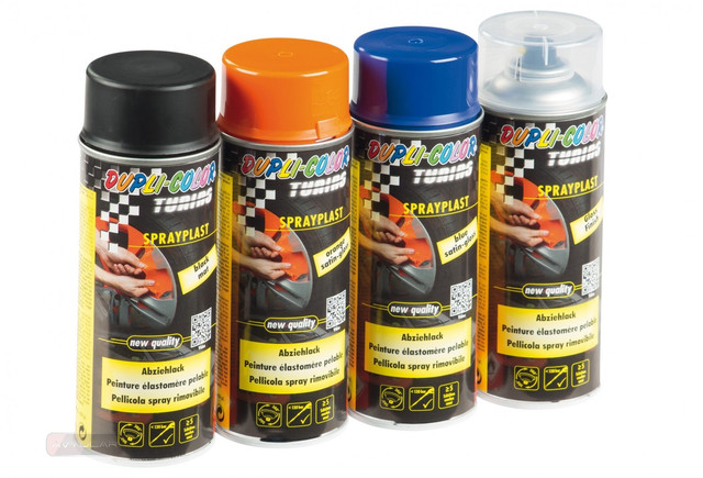 Краска жидкая резина карбон Dupli-Color Spray Plast 400мл. 388064, цена ...