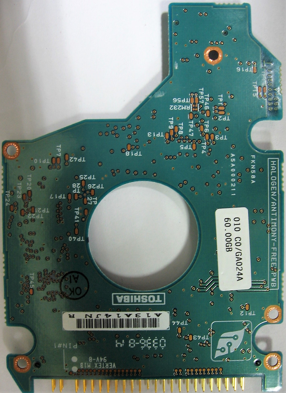 Плата HDD PCB Toshiba G5B000211000-A (MK3021GAS MK4021GAS MK6021GAS ...
