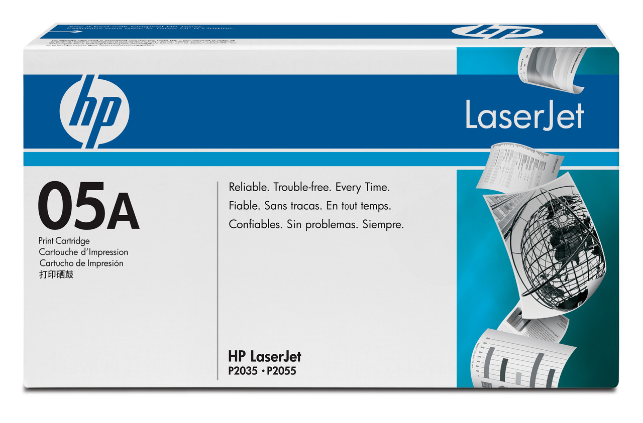HP CE505A (05A) для HP LJ P2035/P2055d/P2055dn оригинальный картридж ...