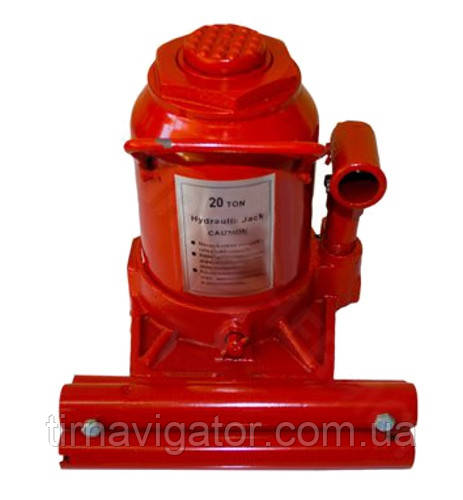 Домкрат гидравлический 20т. (низкий одноштоковый с выкручивающимся ...