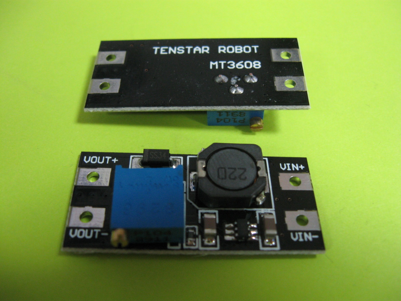 Заказать MT3608 DC-DC повышающий преобразователь (вход 2-24В, выход 5 ...