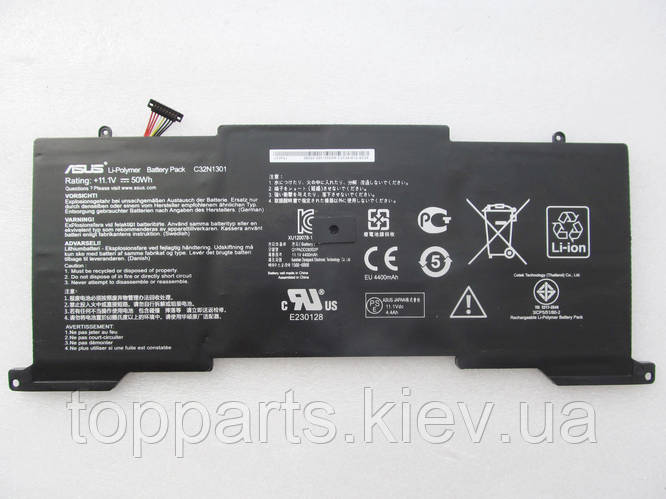 Купить Батарея для ноутбука Asus UX31LA C32N1301, 4400mAh (50Wh), 6cell ...