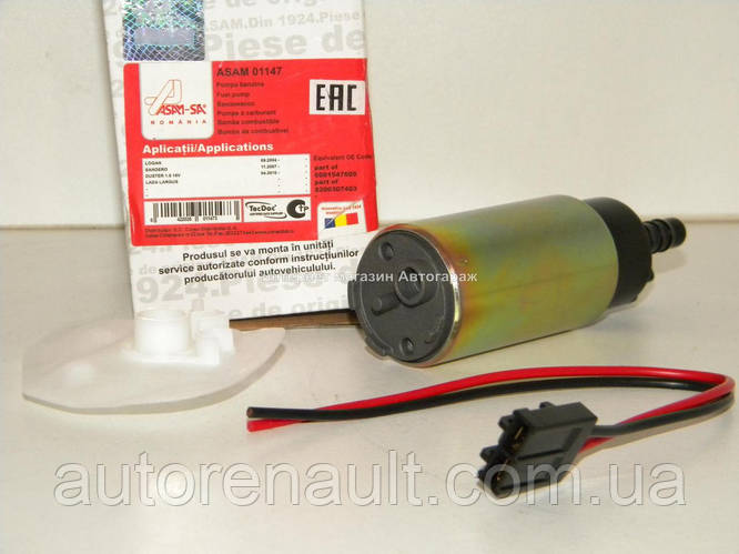 Топливный насос на Рено Логан 1.4i + 1.6i 2004-2012 ASAM (Румыния ...