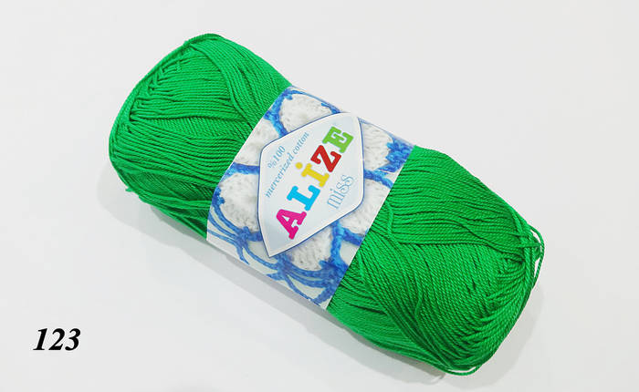 Купити Пряжа "Miss Alize" 100% mercerized cotton 50/280, ціна 70 грн ...